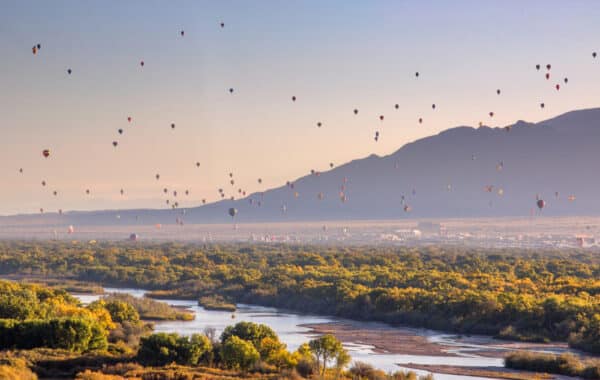 The Paseo Del Bosque Trail is the #1 Best Trail In Fall
